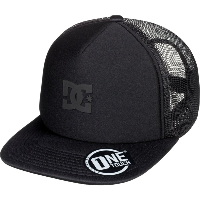 DC Shoes Greet Up Black Trucker Hat: Caphunters.co.uk